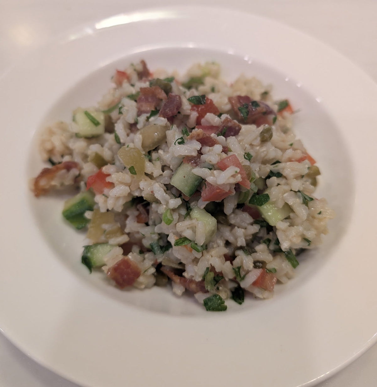 Recipe of the Week: Rice Salad with Bacon and Giardiniera – Sanagan's ...